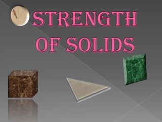 Strength of solids | PPTX