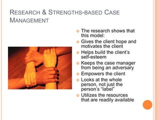 Strengths-based case managment | PPTX