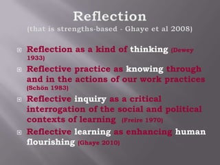 Developing Strengths-Based Practices through PAAR | PPTX