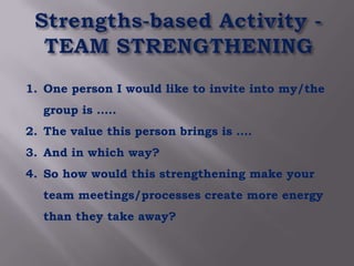 Developing Strengths-Based Practices through PAAR | PPTX