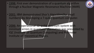 Strengths and limitations of quantum computing | PPTX