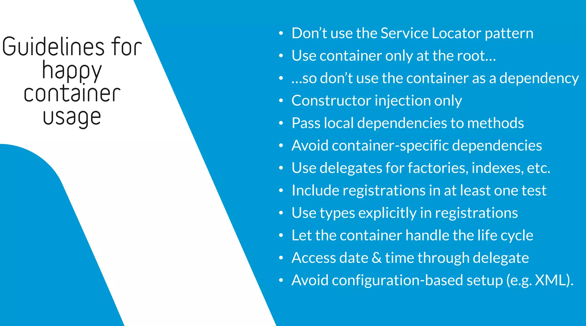 Strengths And Weaknesses Of Dependency Injection Ppt