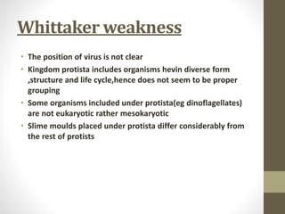The Strengths and weakness various classification systems | PPTX