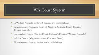Strengths and Weakness of the Western Australian Adversarial (1).pptx | Law