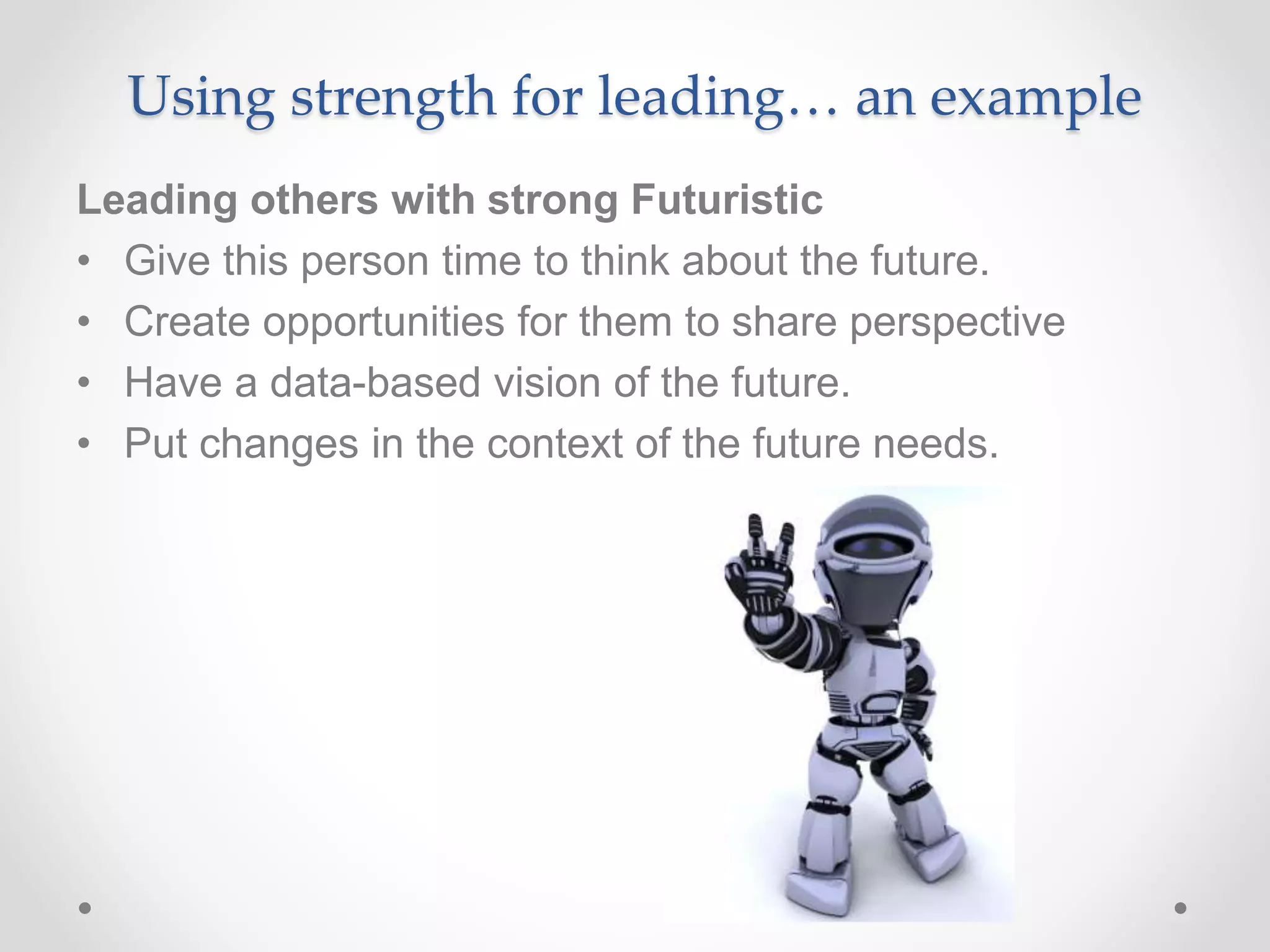 Gallup Strengths based leadership | PPTX