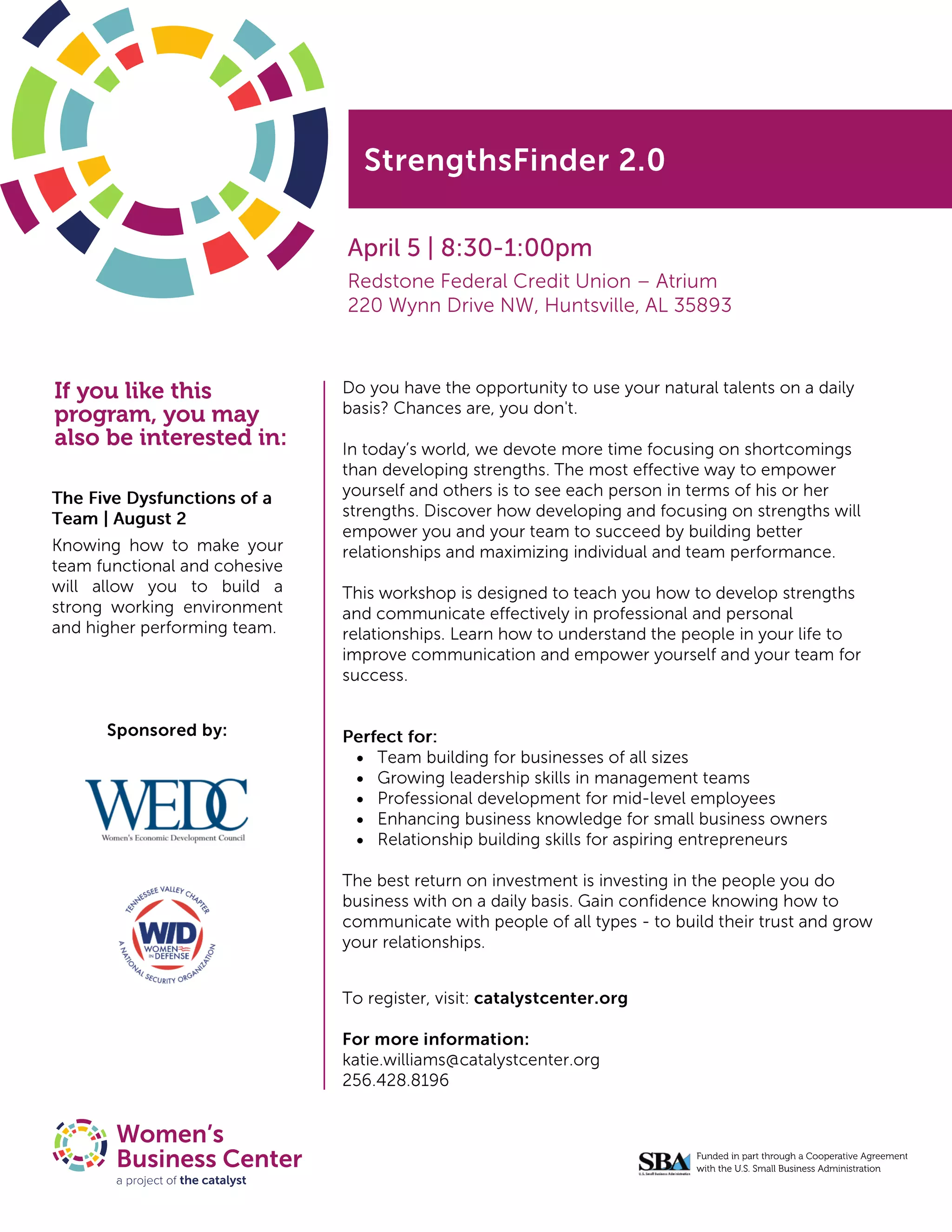 Strengths finder 2.0 flyer | PDF