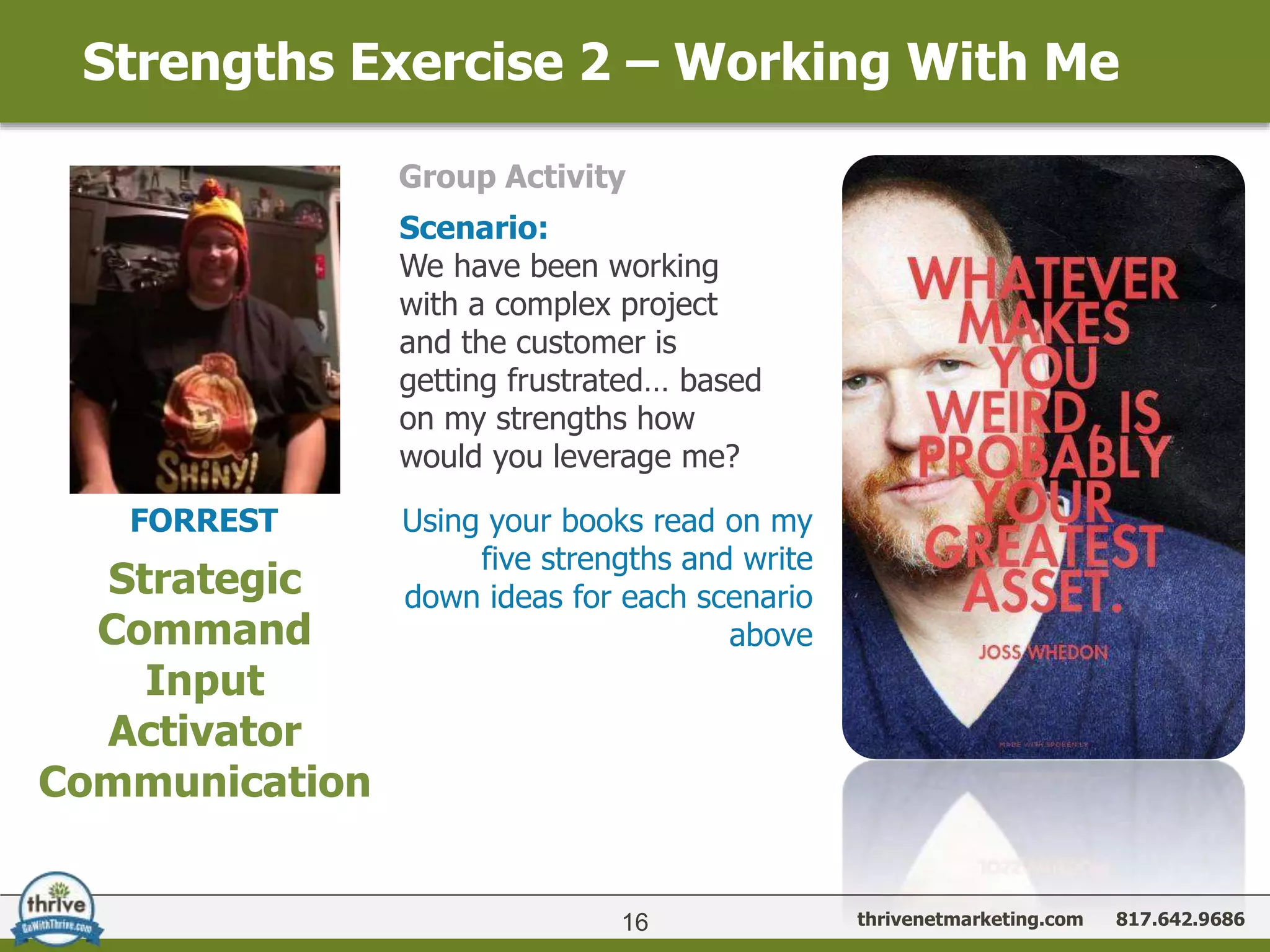 Strengths Finder Training | PPTX