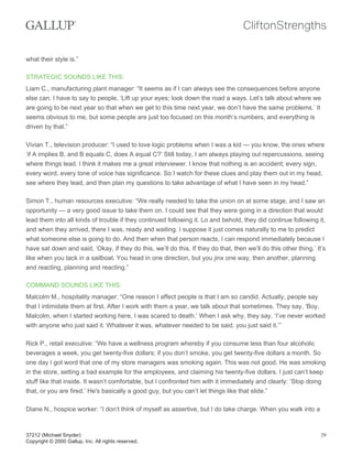 Clifton Strengths: Insight and Action Planning Guide -Top 10 Strengths ...