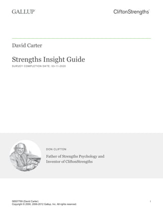 Strengths insight guide | PDF | Career Advice | Careers