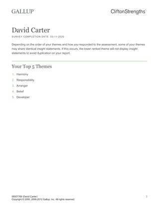 Strengths insight guide | PDF | Career Advice | Careers