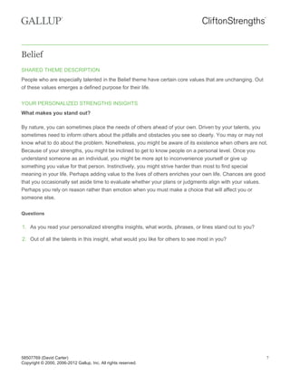 Strengths insight guide | PDF