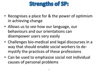 Lecture on Strengths Perspective | PPT
