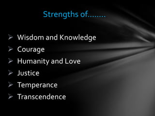 Strengths perspective winz | PPTX