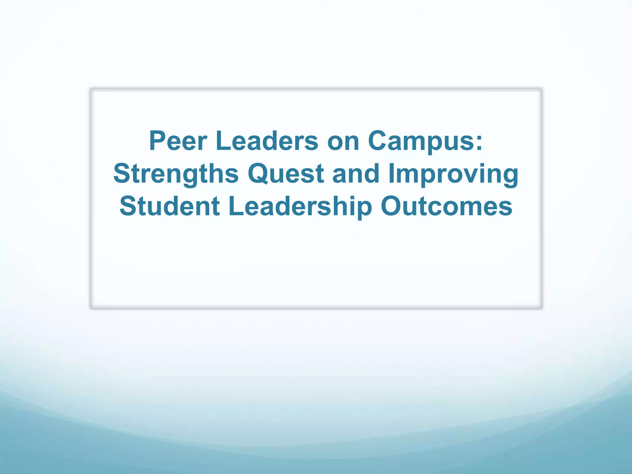 Strengths quest powerpoint | PPTX