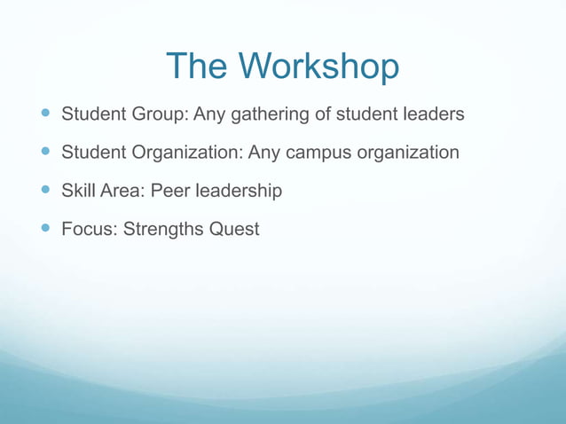 Strengths quest powerpoint | PPT