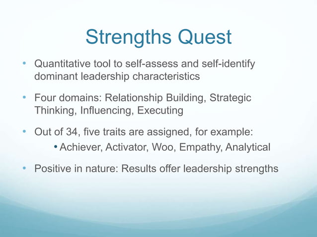 Strengths quest powerpoint | PPT