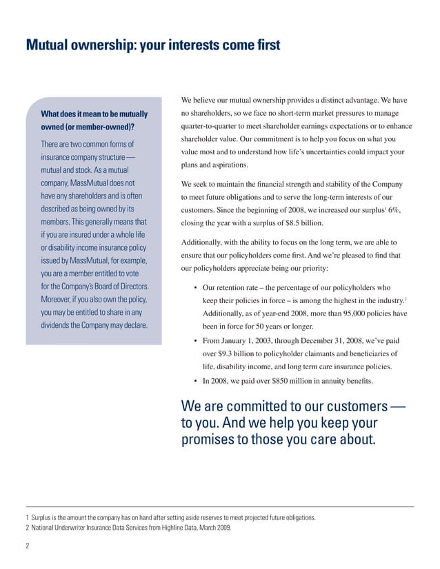 MassMutual - Strength - Stability | PDF