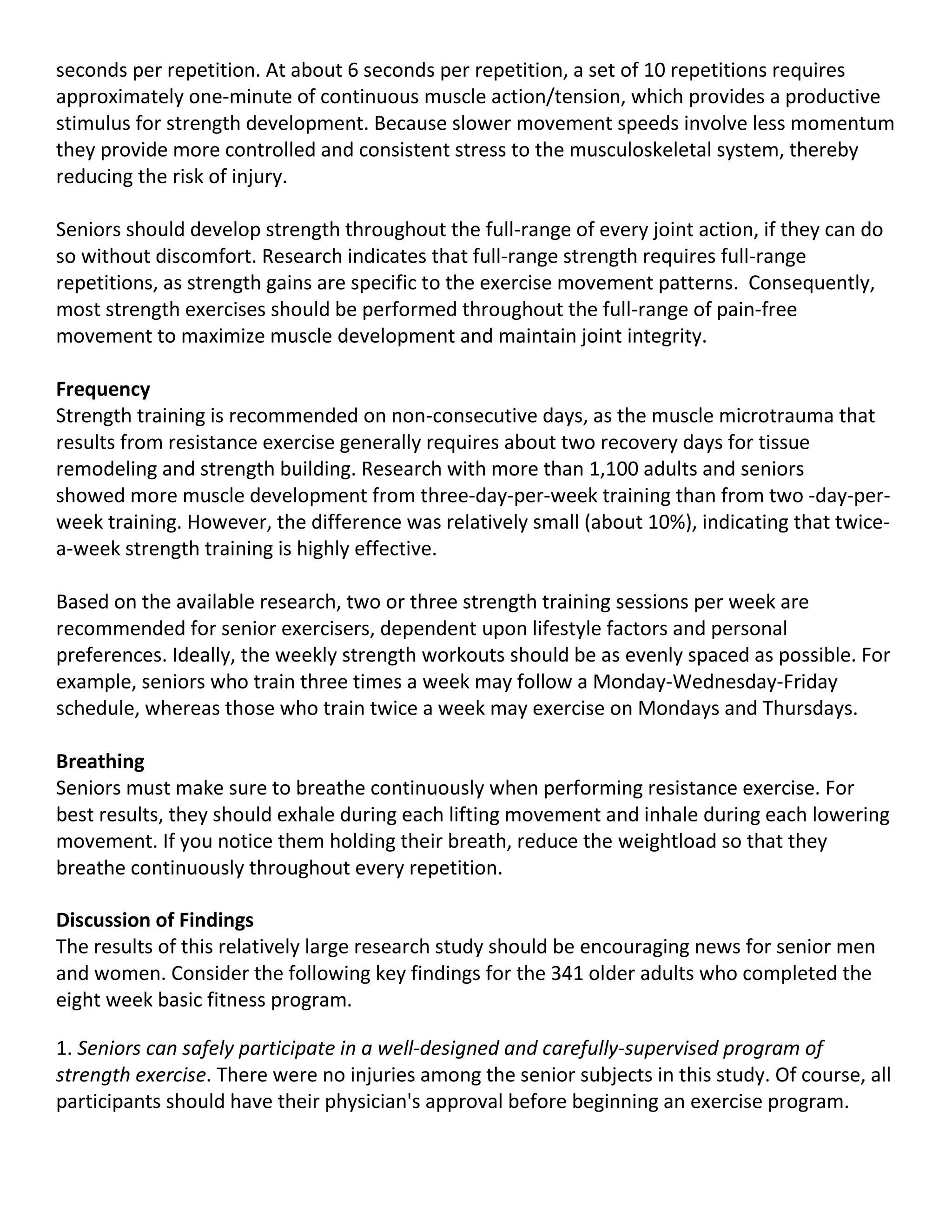 Strength Training | PDF