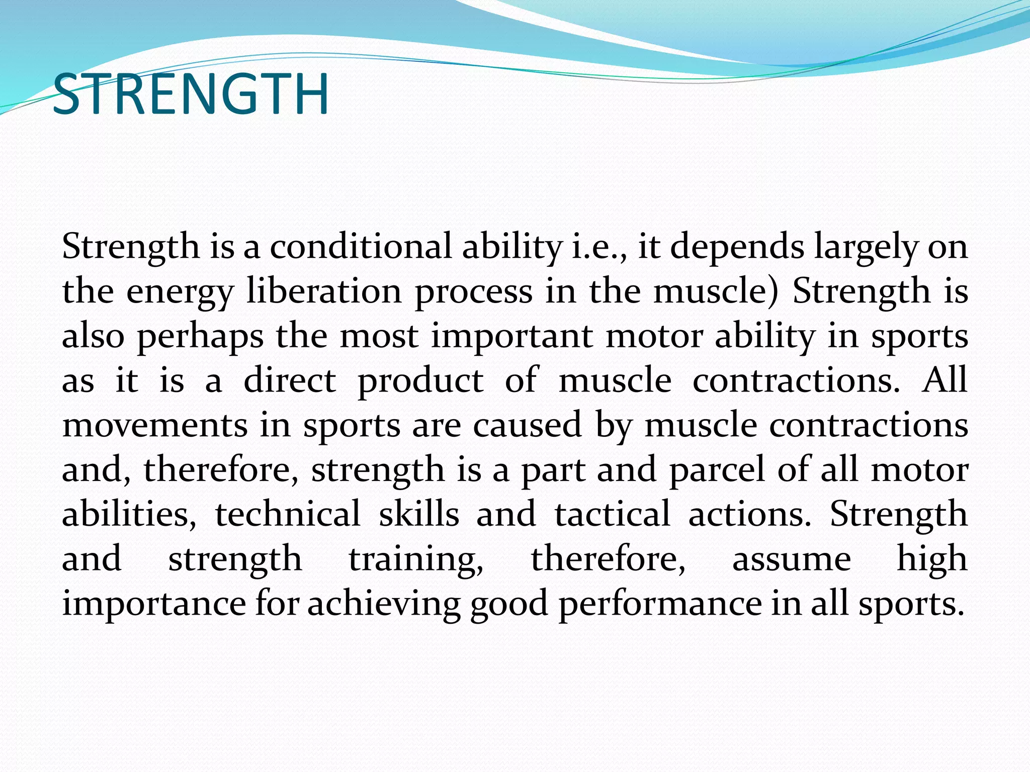 Strength training | PPTX