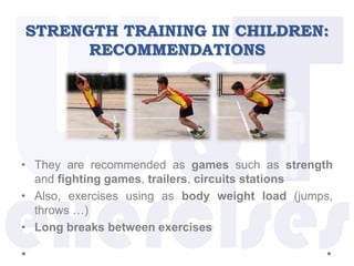Strength training for children | PPTX
