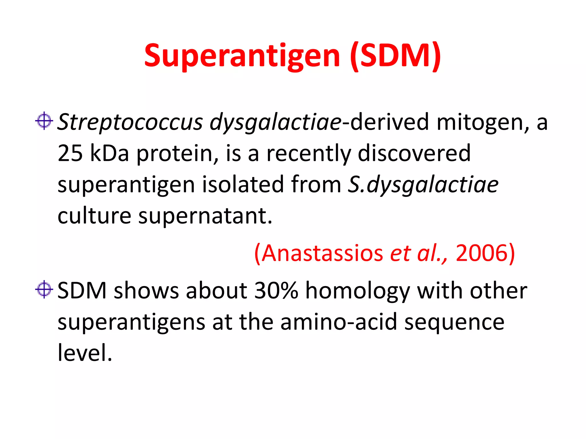 Potential virulence factors of Streptococcus dysgalactiae associated ...