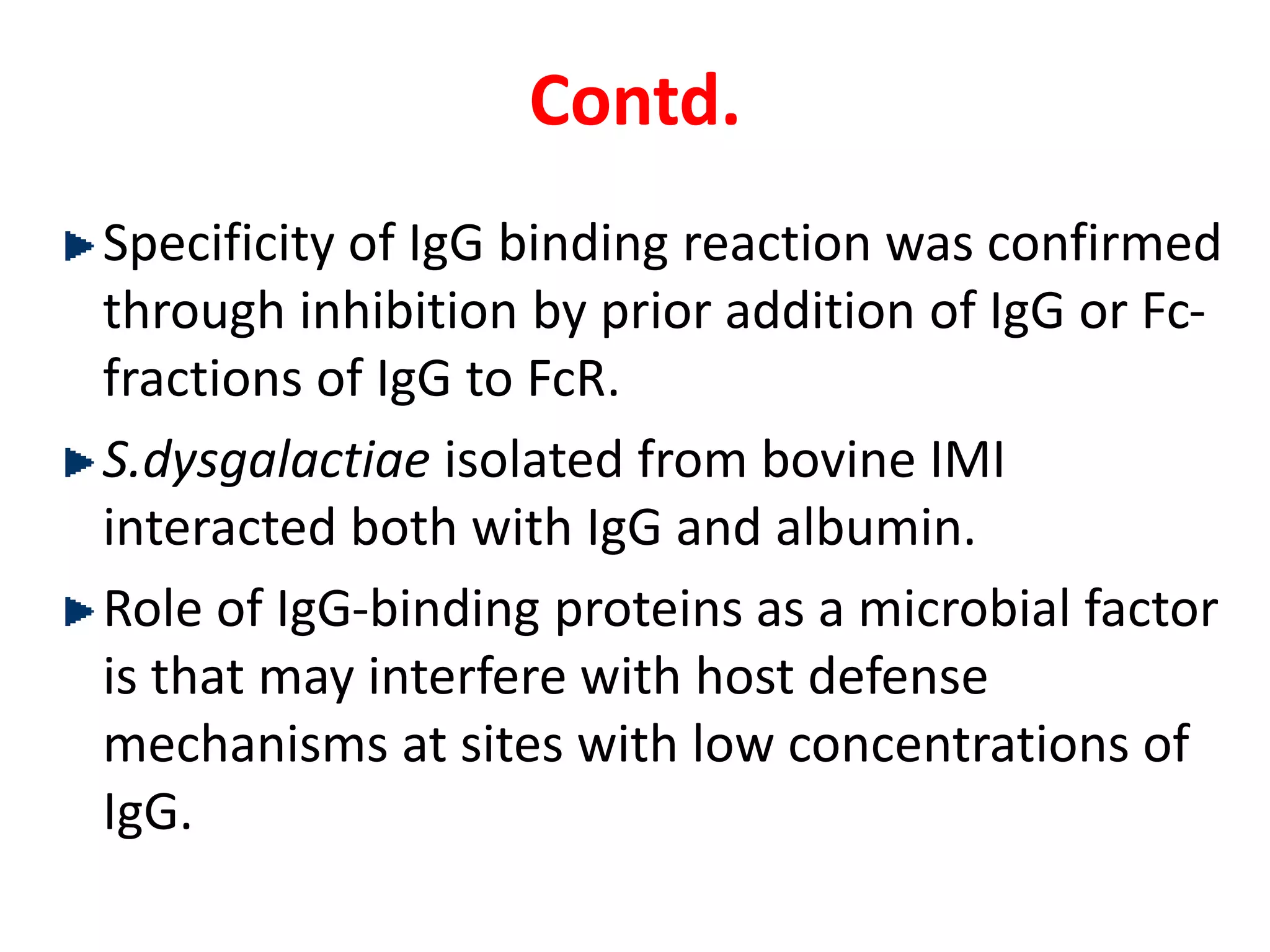Potential virulence factors of Streptococcus dysgalactiae associated ...