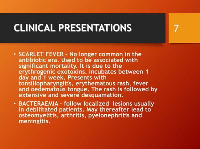 Streptococal Infection .ppt | Ear, Nose and Throat Conditions ...