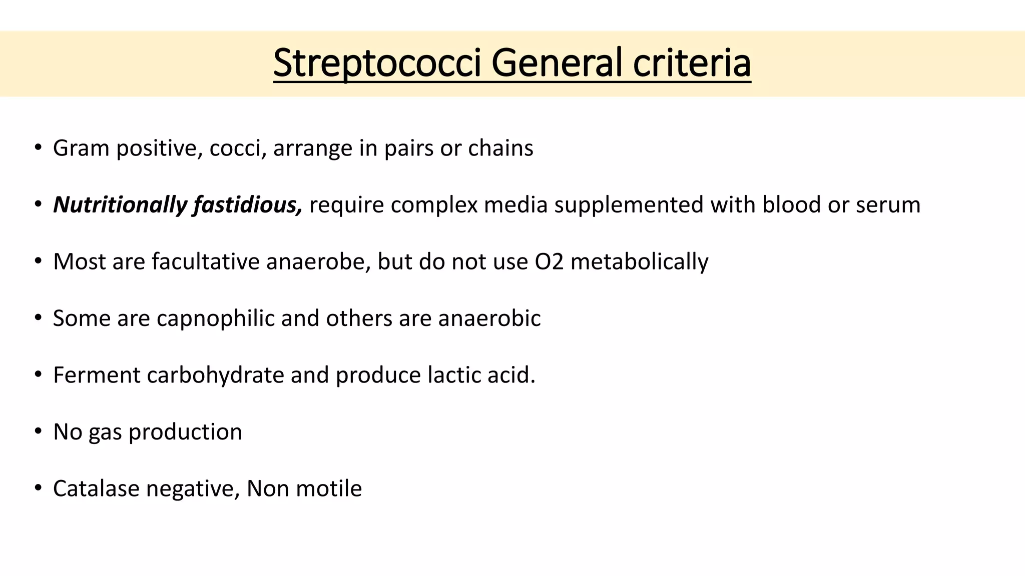 Streptococci | PPTX