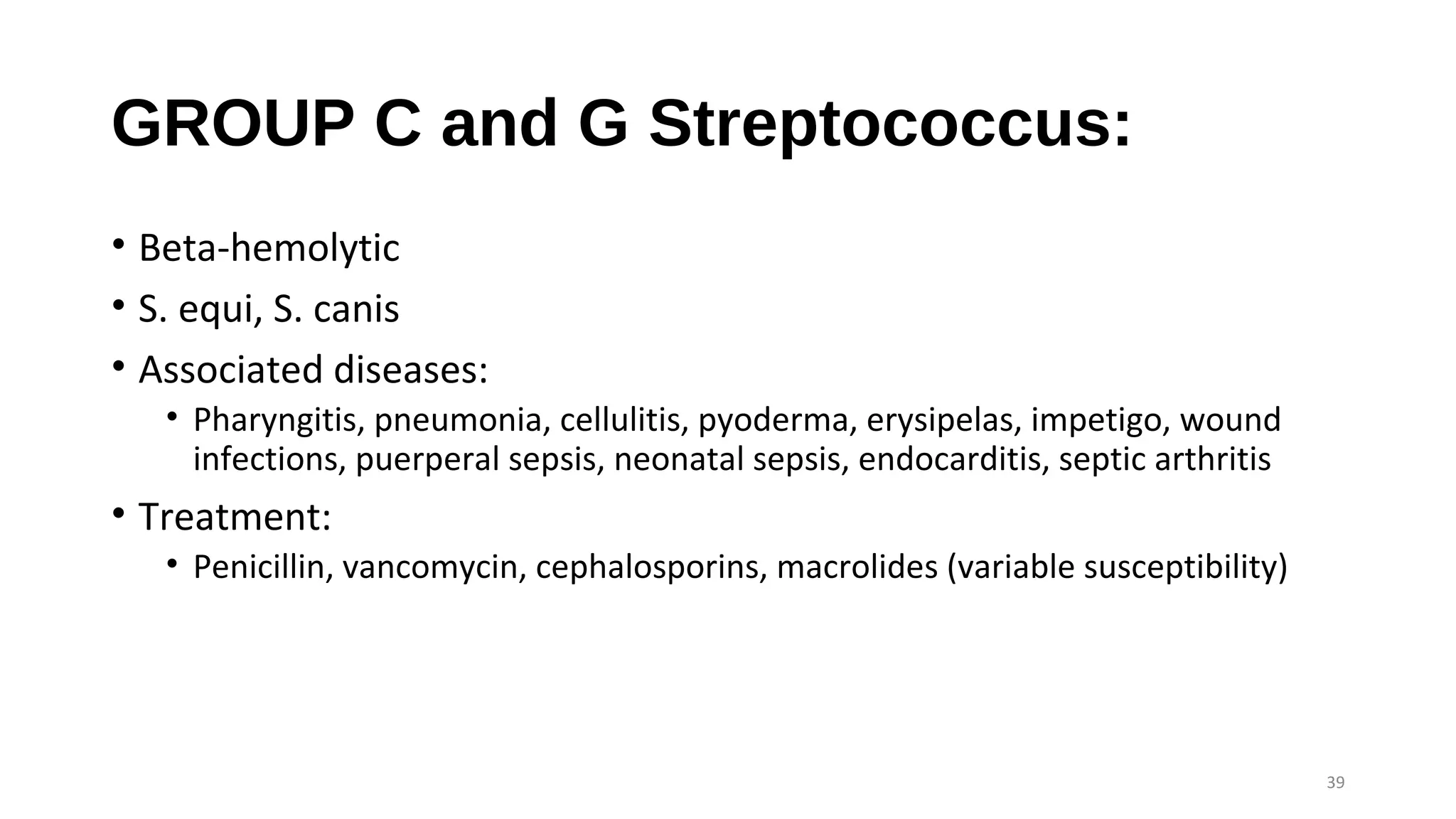 An Overview of Streptococcal Infections | PPT