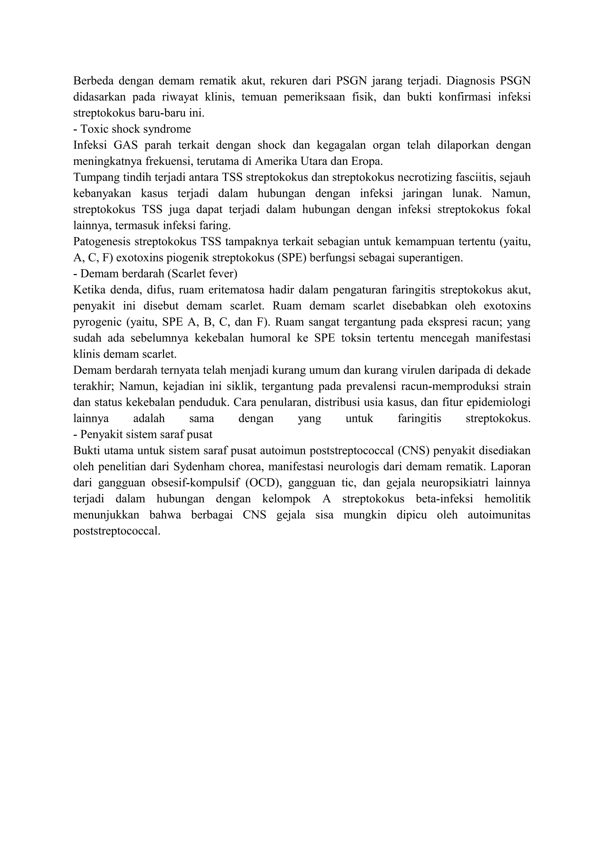 Streptococcus beta hemolitikus grup a | DOC