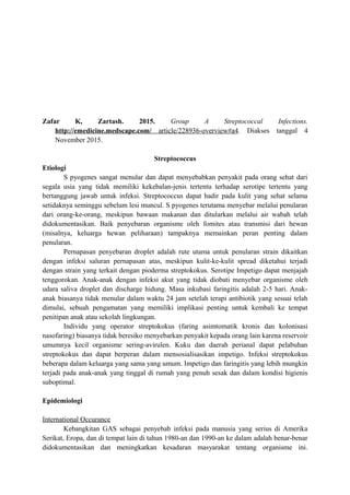 Streptococcus beta hemolitikus grup a | DOC
