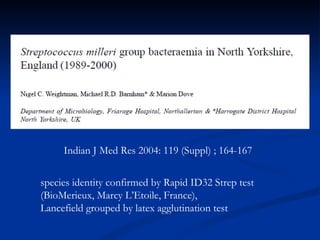 Streptococcus constellatus | PPT