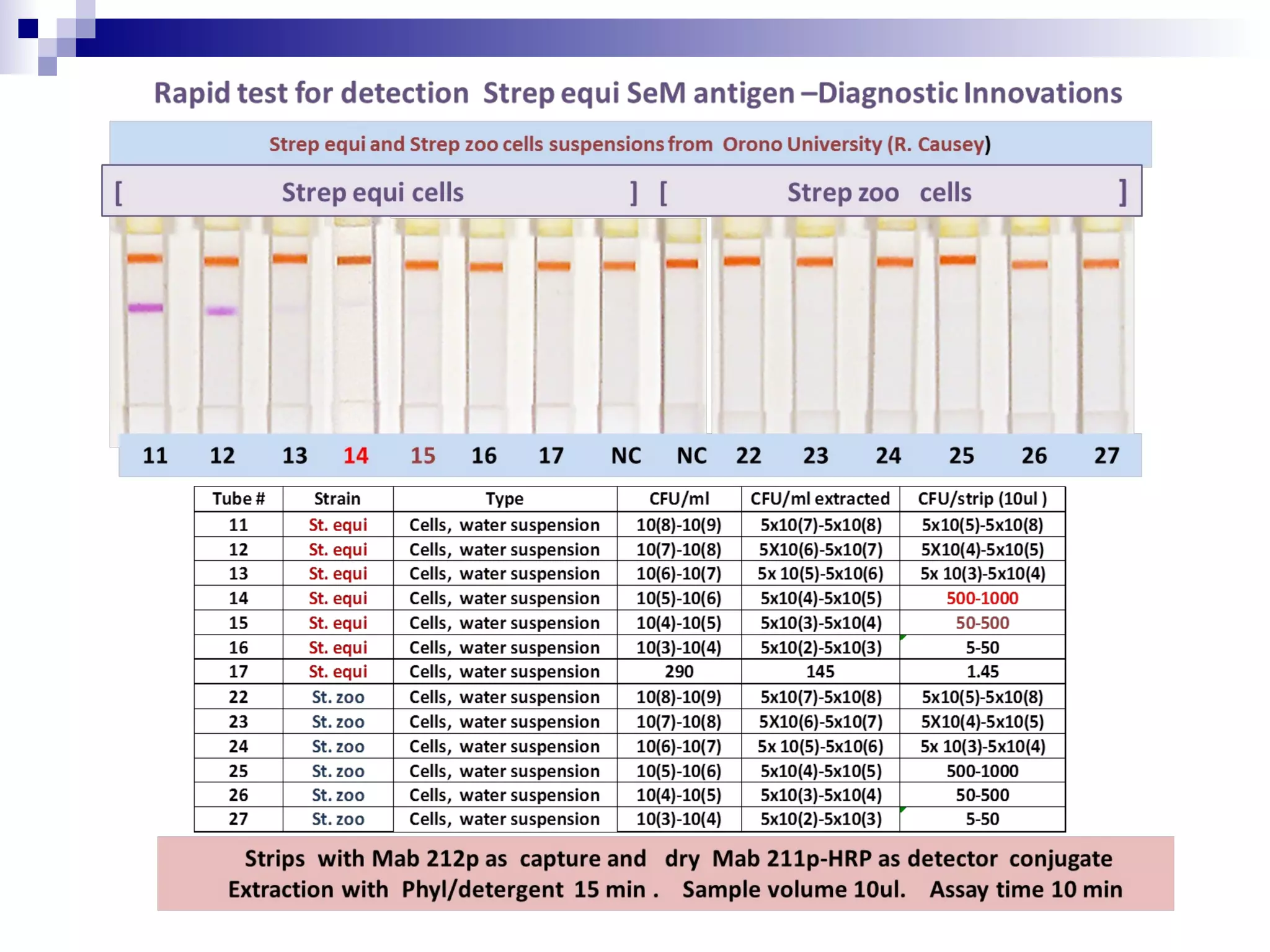 Streptococcus equi field trial data | PPT
