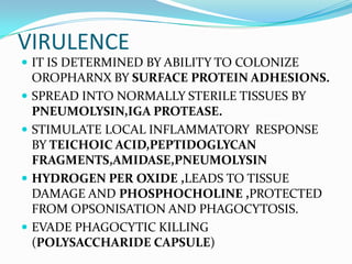 Streptococcus pneumoniae | PPTX