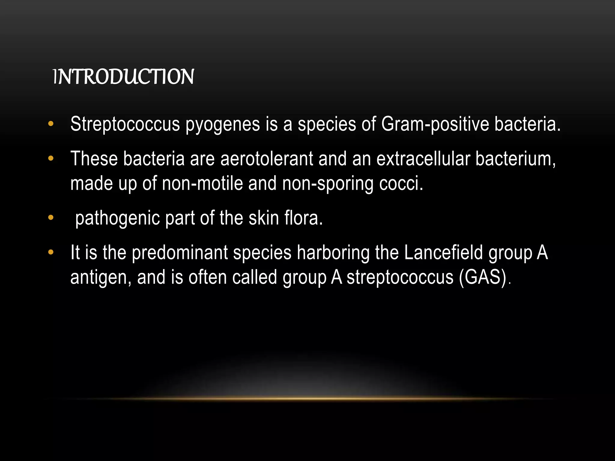 Streptococcus pyogenes | PPTX