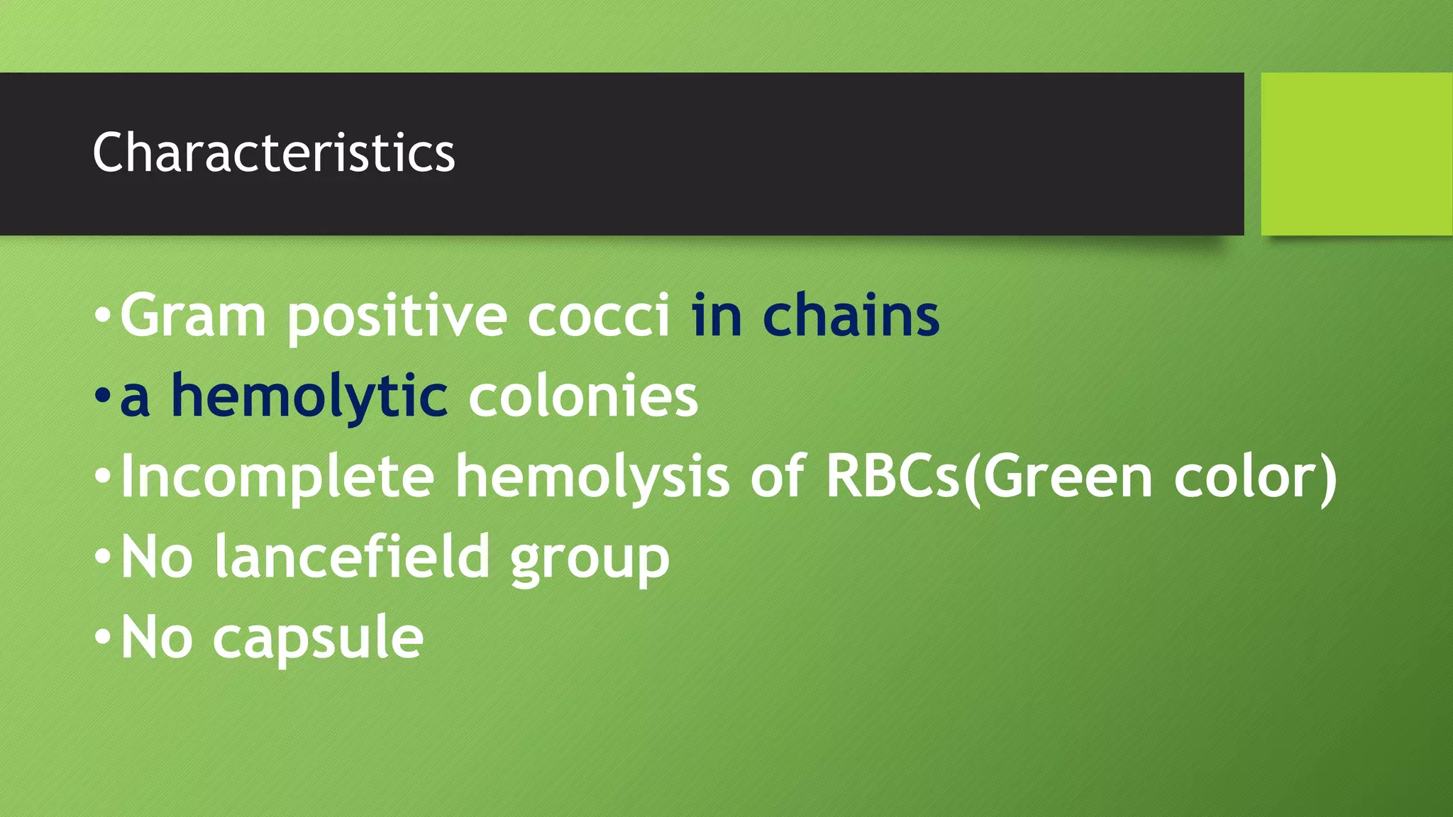 Streptococcus Viridans Bacteria Microbiology Lecture | PPTX