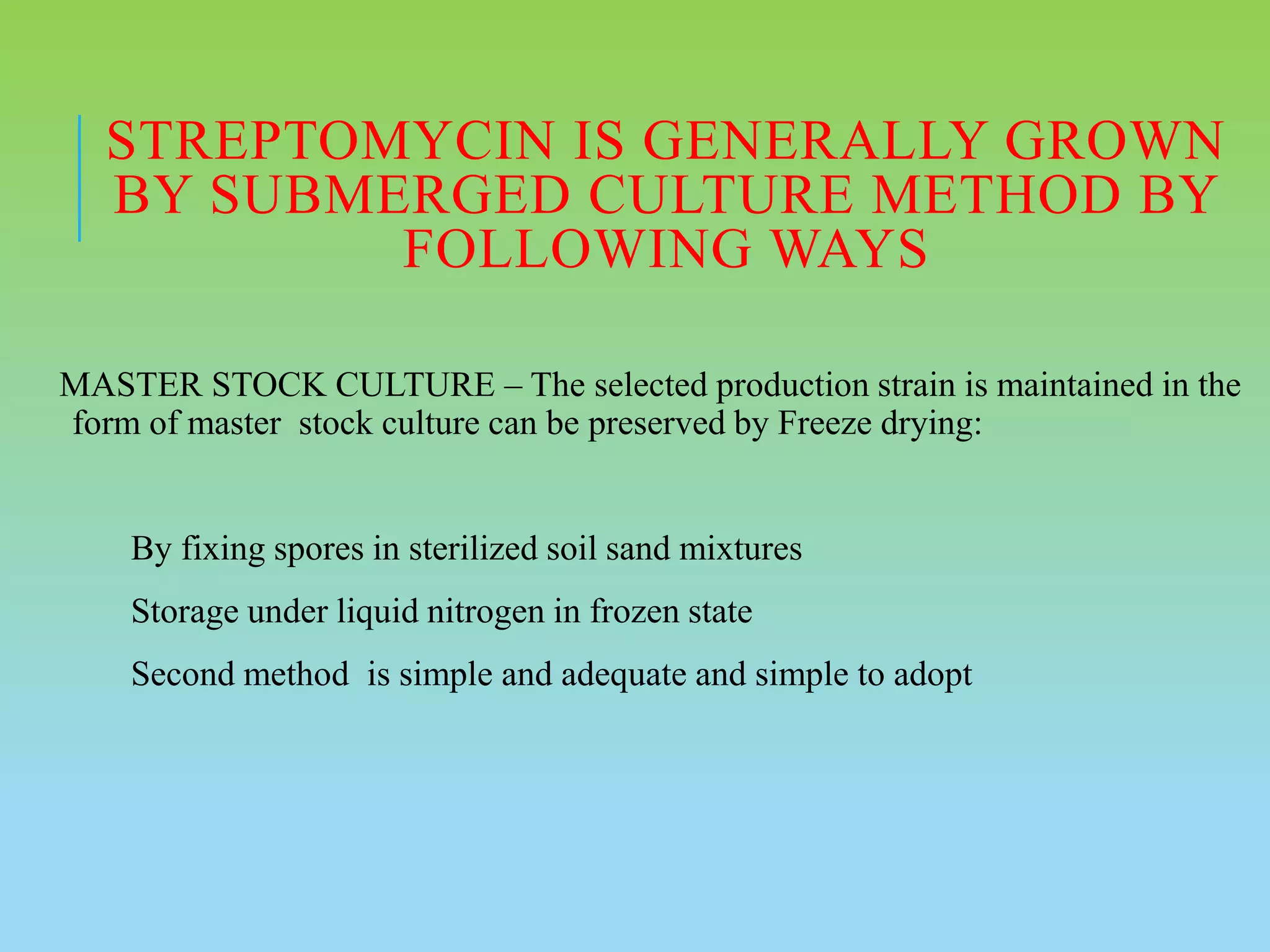 Streptomycin- Pharmaceutical Microbiology | PPTX