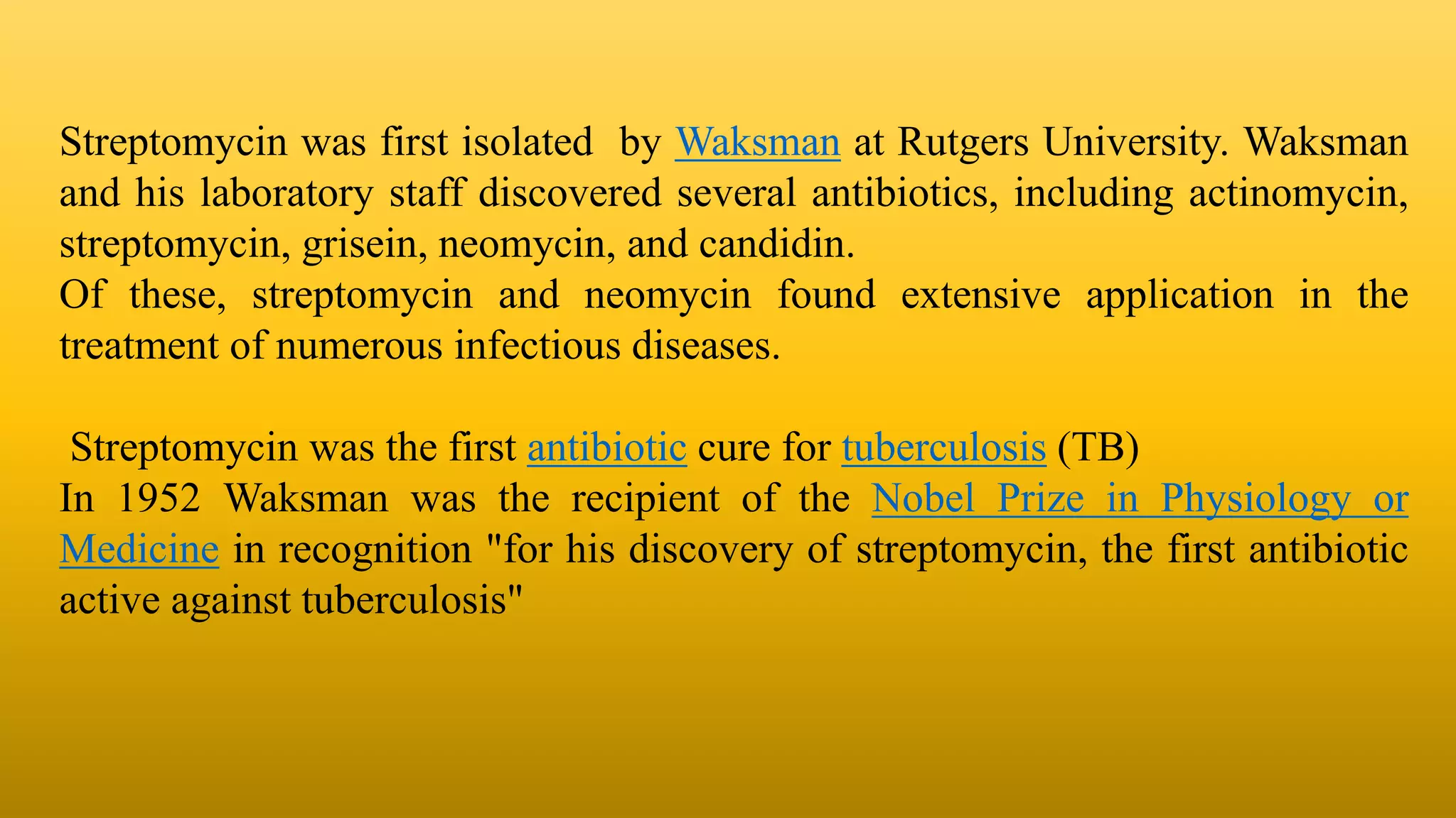 Streptomycin structural features | PPTX