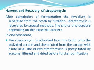 Streptomycin production | PPT