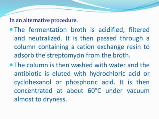 Streptomycin production | PPT