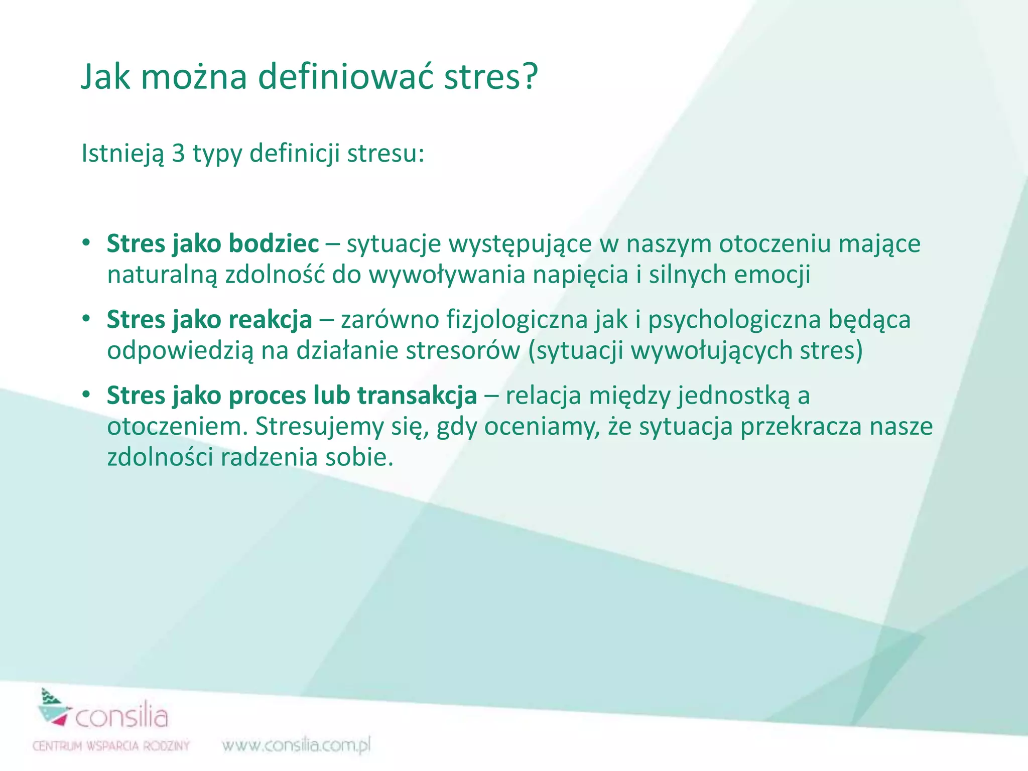 Stres - jak się przejawia i jak sobie z nim radzić? | PPTX