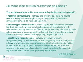 Stres - jak się przejawia i jak sobie z nim radzić? | PPTX