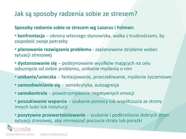Stres - jak się przejawia i jak sobie z nim radzić? | PPTX