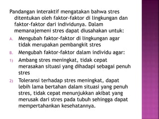 Stres dan Keselamatan Kerja | PPTX