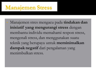 Stres kerja | PDF