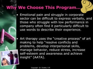 Art Therapy and Stress management- Dr. Vikas Chothe (MD Ayu) | PPT