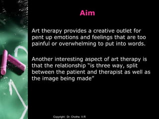 Art Therapy and Stress management- Dr. Vikas Chothe (MD Ayu) | PPT