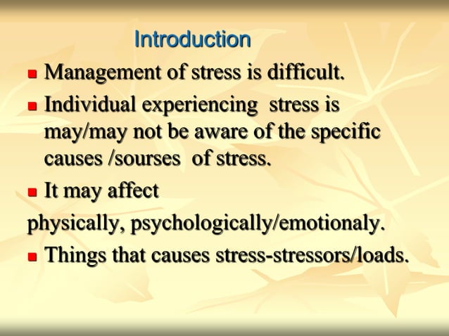 Stress | PPT