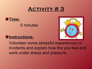 Stress Management for teachers | PPT