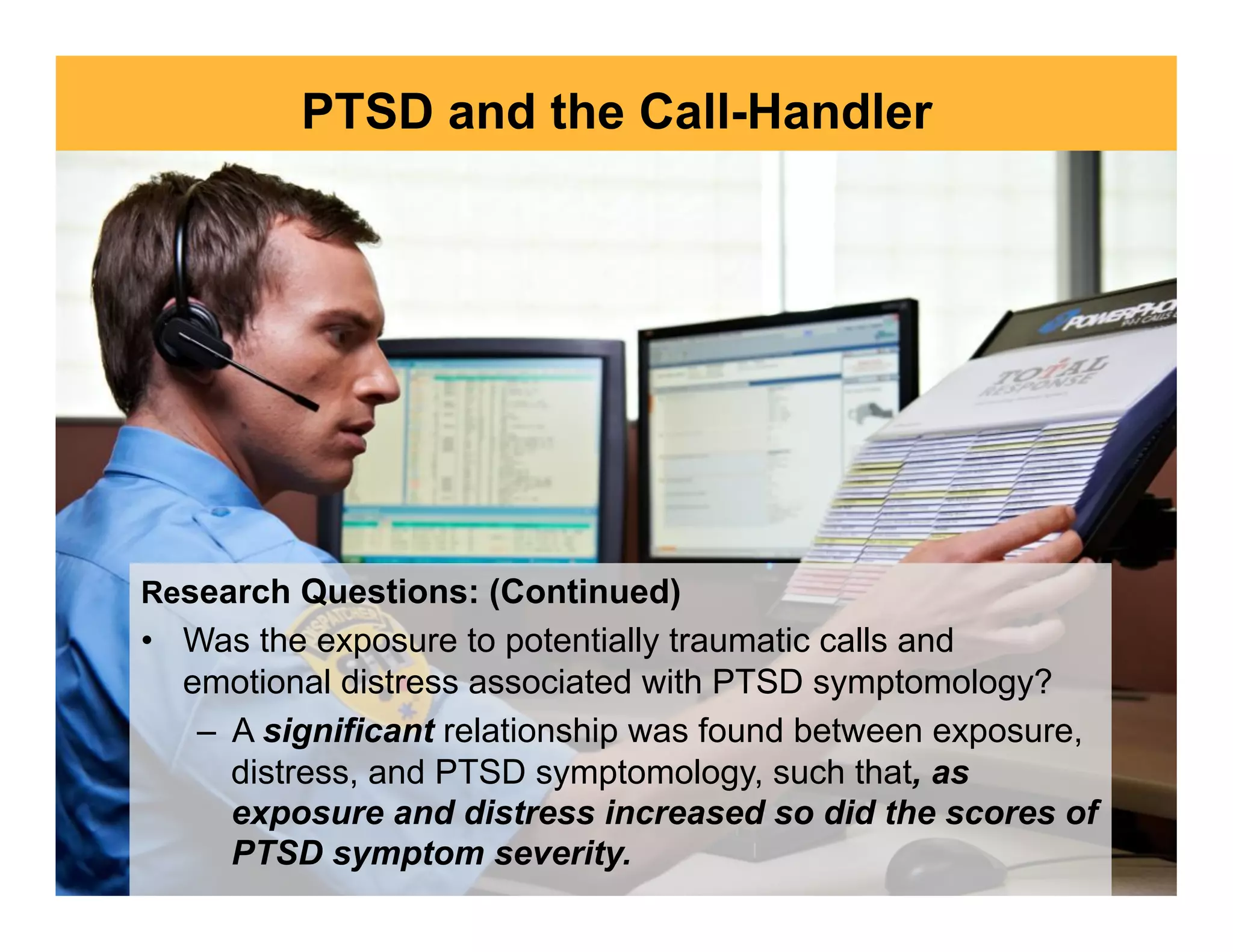 PTSD and the 911 Call Taker: A PowerPhone Webinar | PDF